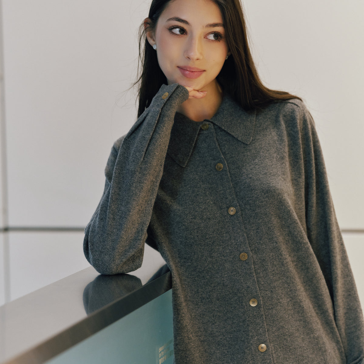 Beatrice Grey Top – MyAleshia